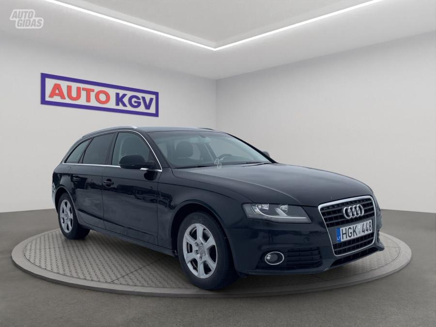 Black Audi A4 2010 in Vilnius, with an engine capacity of 2.00 L and mileage of 306 thousand km for 5899 €, photo 8 on AUTOMOTO.COM.LV