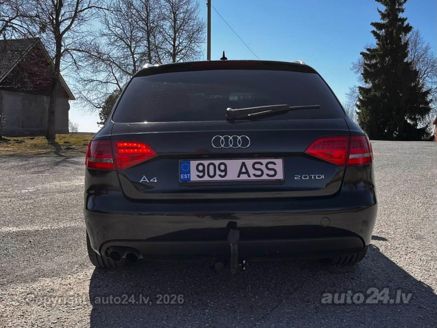 Black Audi A4 2010 in Parnu, with an engine capacity of 2.00 L and mileage of 0 thousand km for 4300 €, photo 5 on AUTOMOTO.COM.LV