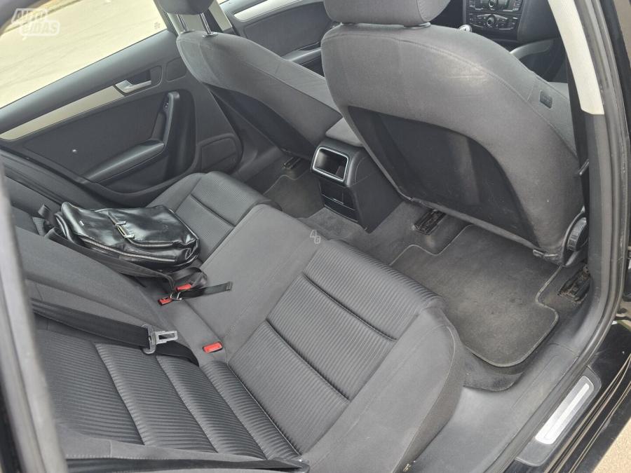 Black Audi A4 2010 in Jurbarkas, with an engine capacity of 2.00 L and mileage of 311 thousand km for 4200 €, photo 12 on AUTOMOTO.COM.LV