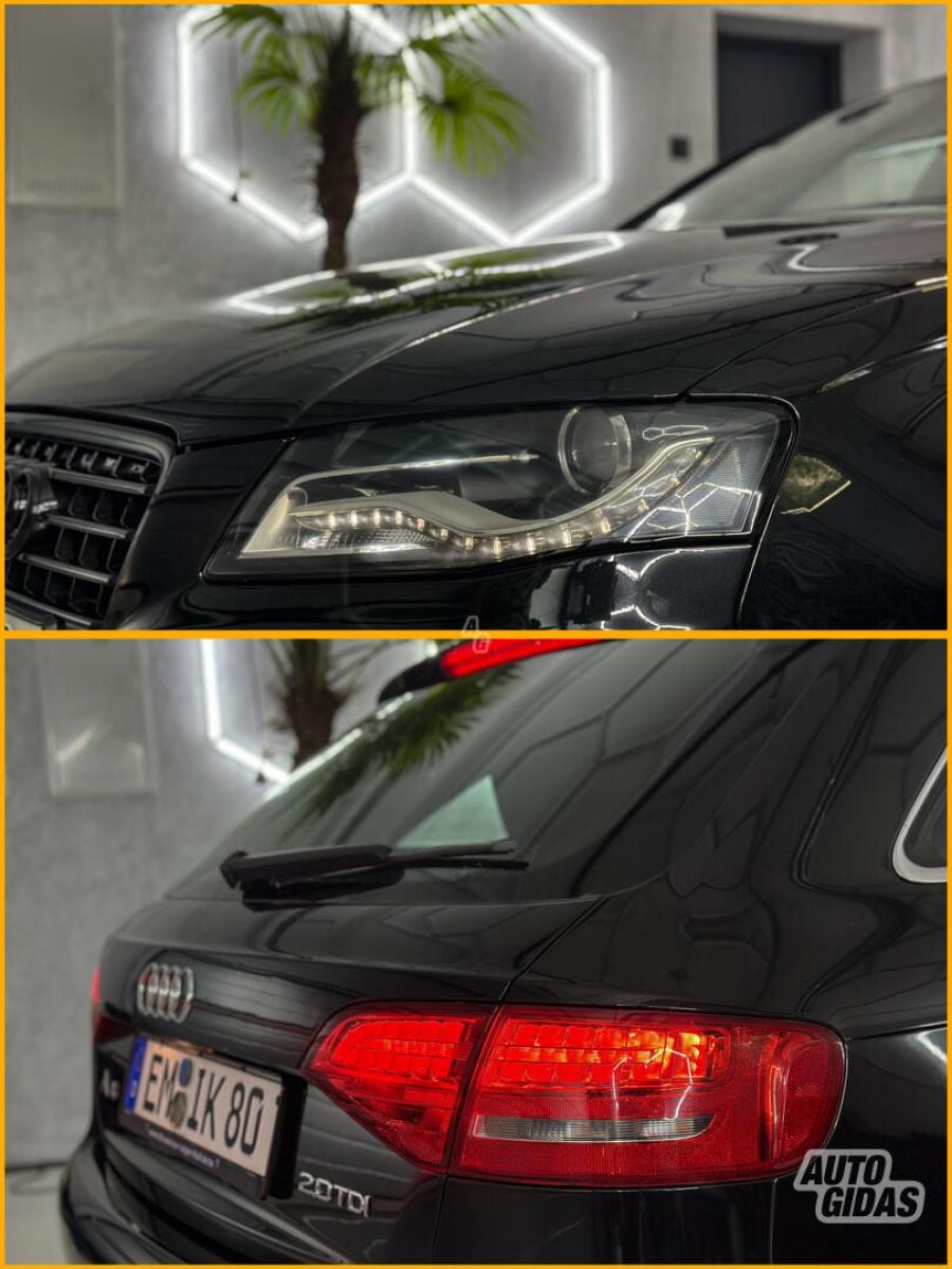 Black Audi A4 2010 in Kaunas, with an engine capacity of 2.00 L and mileage of 320 thousand km for 6850 €, photo 18 on AUTOMOTO.COM.LV