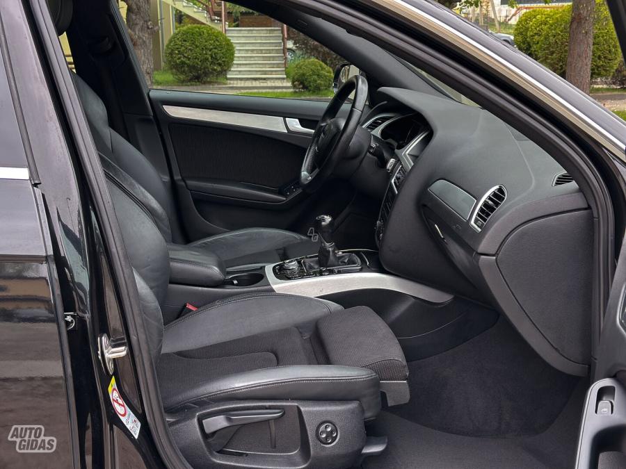 Black Audi A4 2010 in Kaunas, with an engine capacity of 2.00 L and mileage of 320 thousand km for 6850 €, photo 21 on AUTOMOTO.COM.LV