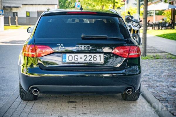 Black Audi A4 2010 in Riga, with an engine capacity of 2.70 L and mileage of 317 thousand km for 5990 €, photo 5 on AUTOMOTO.COM.LV