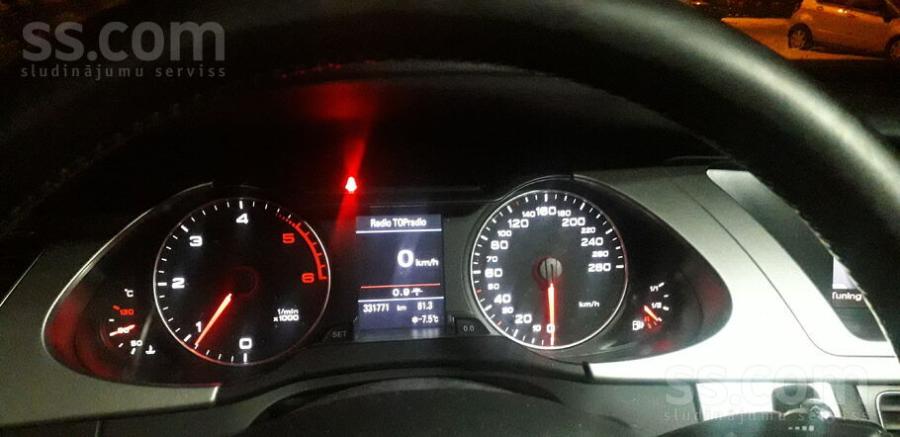 Melns Audi A4 2010 Bauska, ar dzinēja tilpumu 2.00 L un nobraukumu 333 tūkst. km par 5750 €, foto 13 vietnē AUTOMOTO.COM.LV