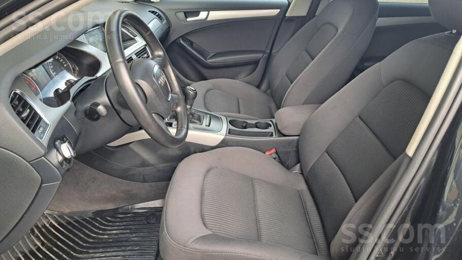 Black Audi A4 2010 in Ogre, with an engine capacity of 1.80 L and mileage of 281 thousand km for 5150 €, photo 15 on AUTOMOTO.COM.LV