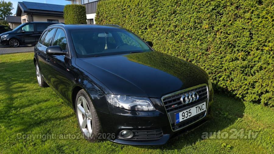Black Audi A4 2010 in Tartu, with an engine capacity of 2.00 L and mileage of 297 thousand km for 5000 €, photo 1 on AUTOMOTO.COM.LV