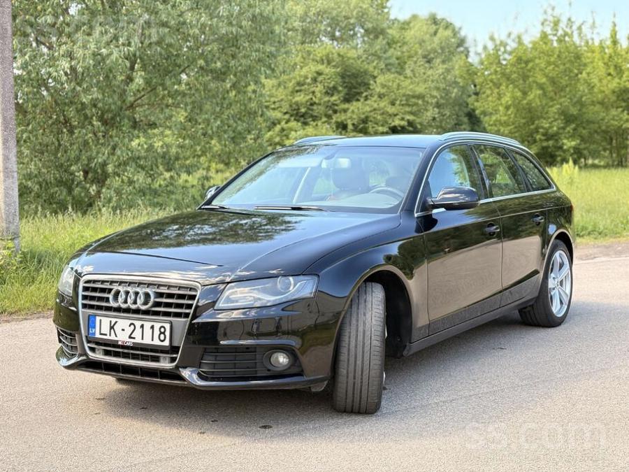 Black Audi A4 2010 in Riga, with an engine capacity of 2.00 L and mileage of 235 thousand km for 6199 €, photo 6 on AUTOMOTO.COM.LV