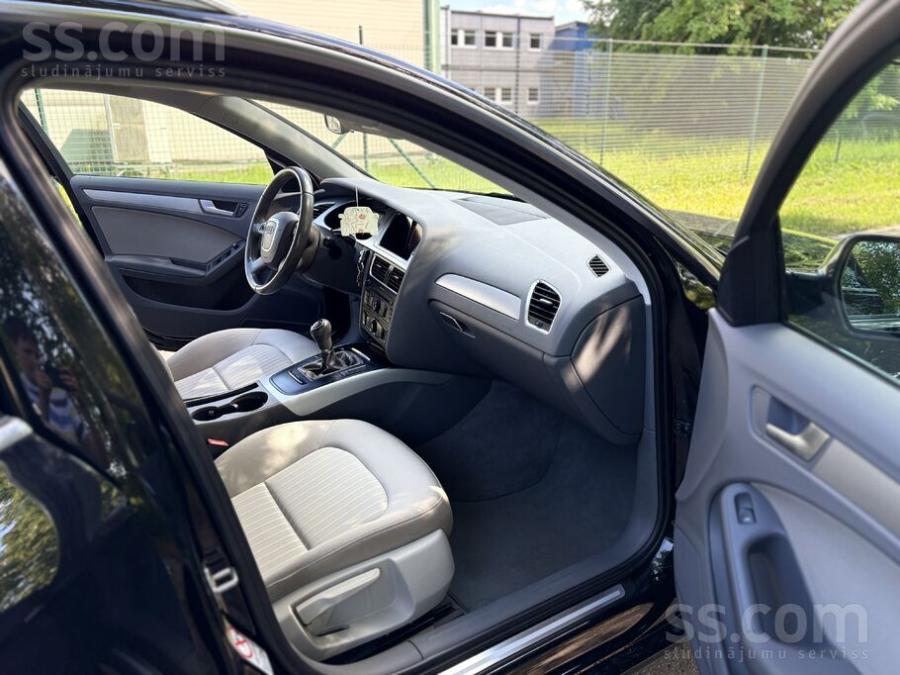 Black Audi A4 2010 in Riga, with an engine capacity of 2.00 L and mileage of 235 thousand km for 6199 €, photo 8 on AUTOMOTO.COM.LV