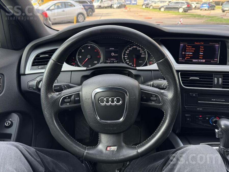 Black Audi A4 2010 in Riga, with an engine capacity of 2.00 L and mileage of 374 thousand km for 4990 €, photo 19 on AUTOMOTO.COM.LV