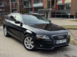 Black Audi A4 2010 in Riga, with an engine capacity of 2.00 L and mileage of 316 thousand km for 3990 €, photo  on AUTOMOTO.COM.LV