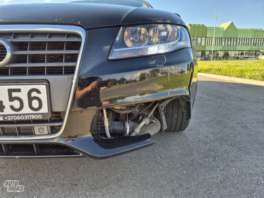 Black Audi A4 2010 in Kaunas, with an engine capacity of 2.00 L and mileage of 391 thousand km for 1900 €, photo 6 on AUTOMOTO.COM.LV