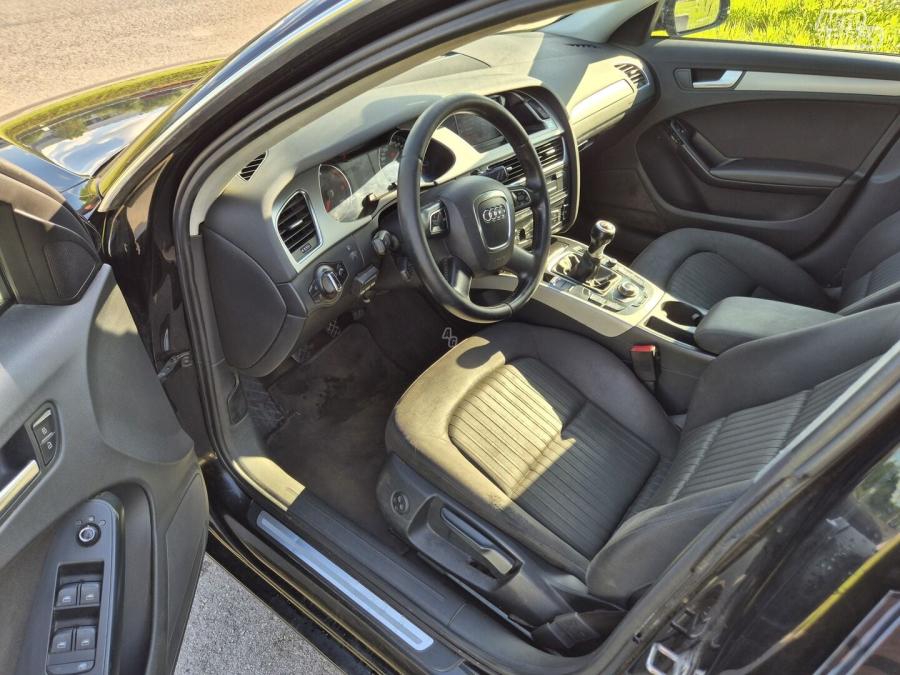 Black Audi A4 2010 in Kaunas, with an engine capacity of 2.00 L and mileage of 391 thousand km for 1900 €, photo 8 on AUTOMOTO.COM.LV