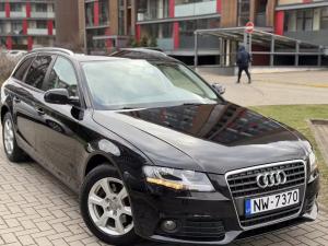 Black Audi A4 2010 in Riga, with an engine capacity of 2.00 L and mileage of 355 thousand km for 5390 €, photo  on AUTOMOTO.COM.LV