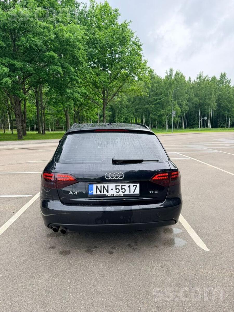 Black Audi A4 2010 in Riga, with an engine capacity of 1.80 L and mileage of 182 thousand km for 5750 €, photo 9 on AUTOMOTO.COM.LV