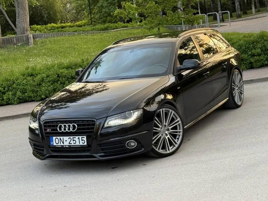 Black Audi A4 2010 in Jurmala, with an engine capacity of 3.00 L and mileage of 251 thousand km for 5350 €, photo 1 on AUTOMOTO.COM.LV