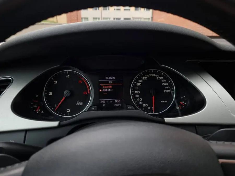 Melns Audi A4 2010 Jēkabpils, ar dzinēja tilpumu 2.00 L un nobraukumu 276 tūkst. km par 6250 €, foto 23 vietnē AUTOMOTO.COM.LV