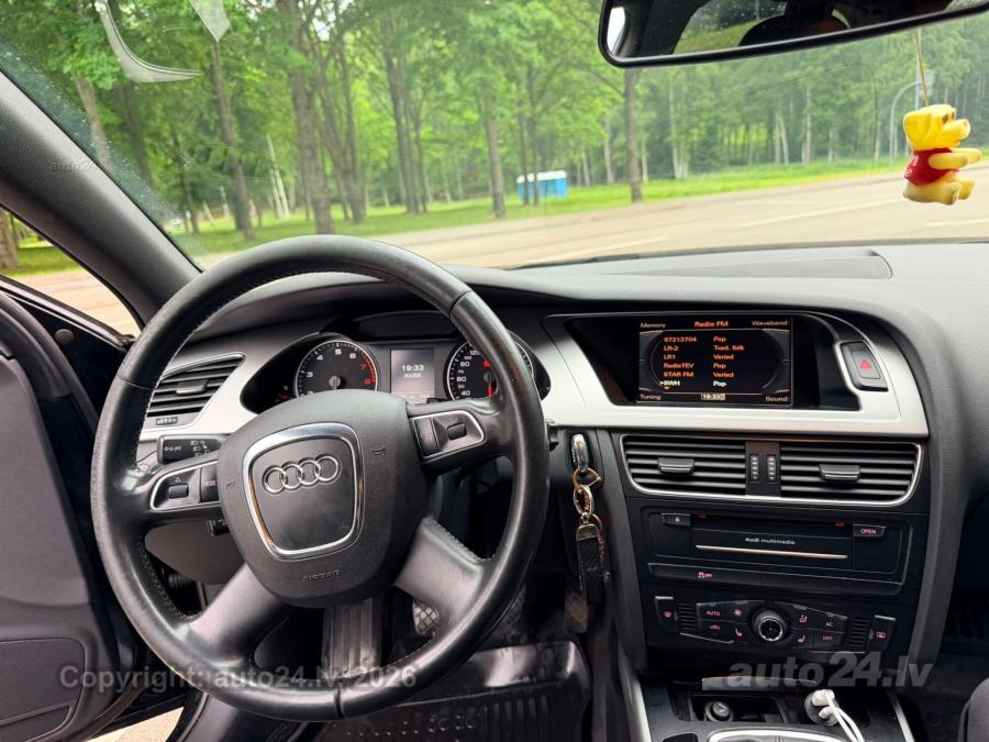 Black Audi A4 2010 in Riga, with an engine capacity of 1.80 L and mileage of 182 thousand km for 5750 €, photo 6 on AUTOMOTO.COM.LV