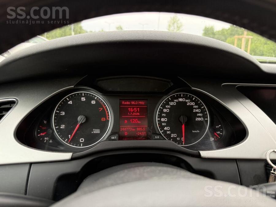 Melns Audi A4 2010 Jelgava, ar dzinēja tilpumu 1.80 L un nobraukumu 245 tūkst. km par 4750 €, foto 8 vietnē AUTOMOTO.COM.LV