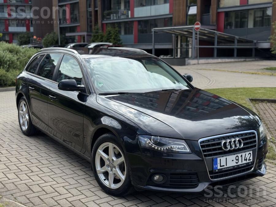Melns Audi A4 2010 Rīga, ar dzinēja tilpumu 2.00 L un nobraukumu 334 tūkst. km par 3990 €, foto 1 vietnē AUTOMOTO.COM.LV