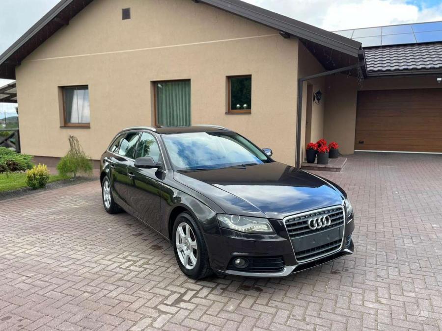 Black Audi A4 2010 in Utena, with an engine capacity of 1.97 L and mileage of 264 thousand km for 5650 €, photo 4 on AUTOMOTO.COM.LV