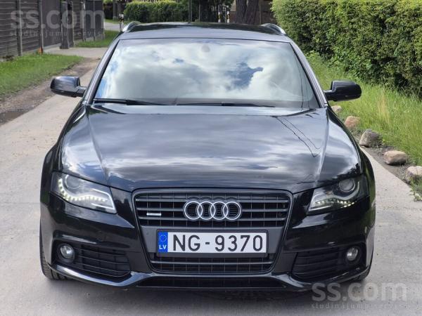 Black Audi A4 2010 in Riga, with an engine capacity of 2.00 L and mileage of 360 thousand km for 4950 €, photo 2 on AUTOMOTO.COM.LV