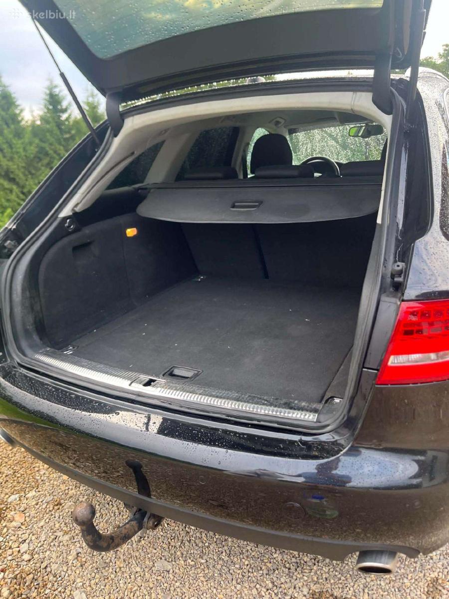 Black Audi A4 2010 in Kelme, with an engine capacity of 2.70 L and mileage of 375 thousand km for 6500 €, photo 9 on AUTOMOTO.COM.LV