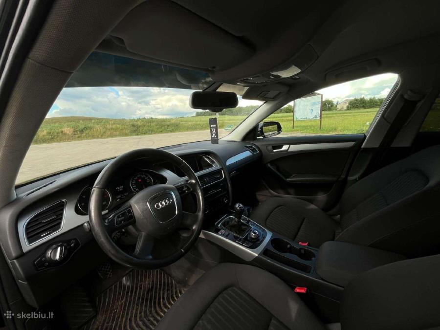 Black Audi A4 2010 in Kelme, with an engine capacity of 2.70 L and mileage of 375 thousand km for 6500 €, photo 12 on AUTOMOTO.COM.LV