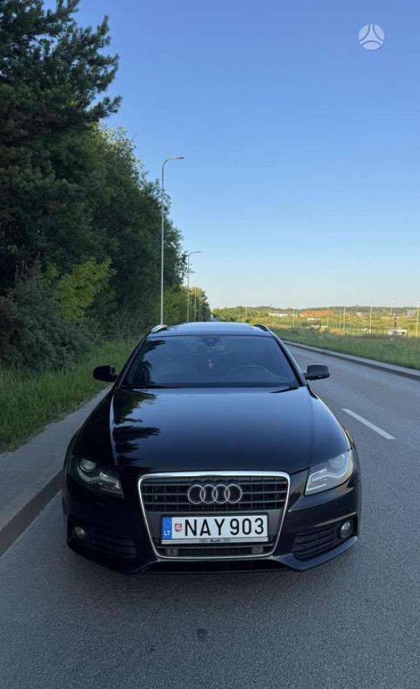 Melns Audi A4 2010 Viļņa, ar dzinēja tilpumu 2.70 L un nobraukumu 295 tūkst. km par 6200 €, foto 1 vietnē AUTOMOTO.COM.LV