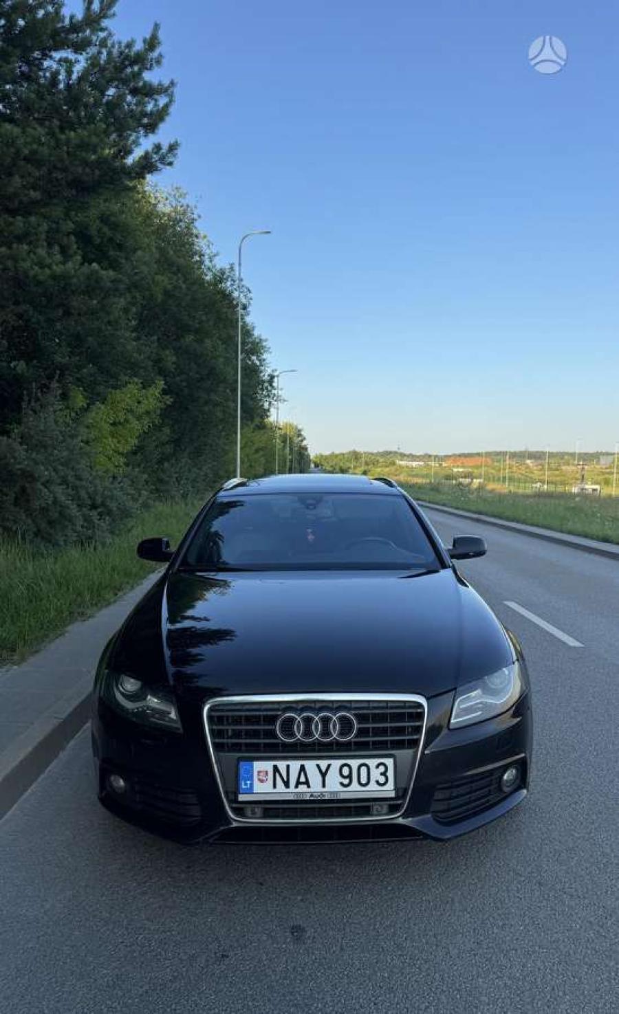 Melns Audi A4 2010 Viļņa, ar dzinēja tilpumu 2.70 L un nobraukumu 295 tūkst. km par 6200 €, foto 1 vietnē AUTOMOTO.COM.LV