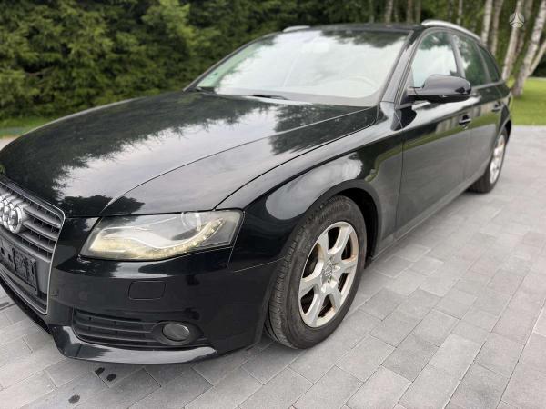 Melns Audi A4 2010 Kazlų Rūda, ar dzinēja tilpumu 1.97 L un nobraukumu 289 tūkst. km par 4750 €, foto 1 vietnē AUTOMOTO.COM.LV