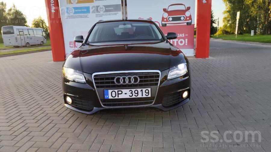 Melns Audi A4 2010 Jelgava, ar dzinēja tilpumu 2.00 L un nobraukumu 254 tūkst. km par 5990 €, foto 1 vietnē AUTOMOTO.COM.LV
