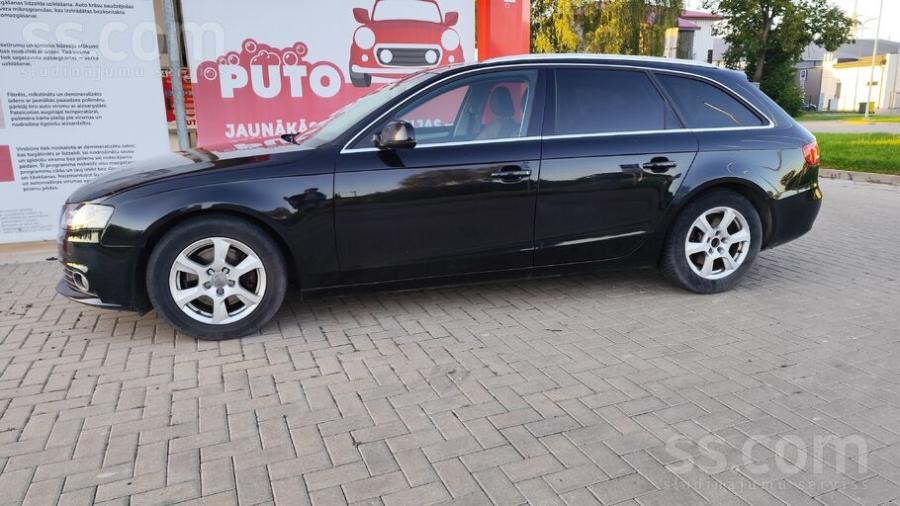 Melns Audi A4 2010 Jelgava, ar dzinēja tilpumu 2.00 L un nobraukumu 254 tūkst. km par 5990 €, foto 4 vietnē AUTOMOTO.COM.LV
