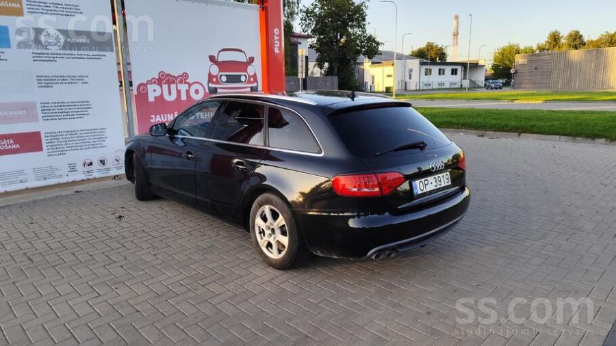Melns Audi A4 2010 Jelgava, ar dzinēja tilpumu 2.00 L un nobraukumu 254 tūkst. km par 5990 €, foto 7 vietnē AUTOMOTO.COM.LV