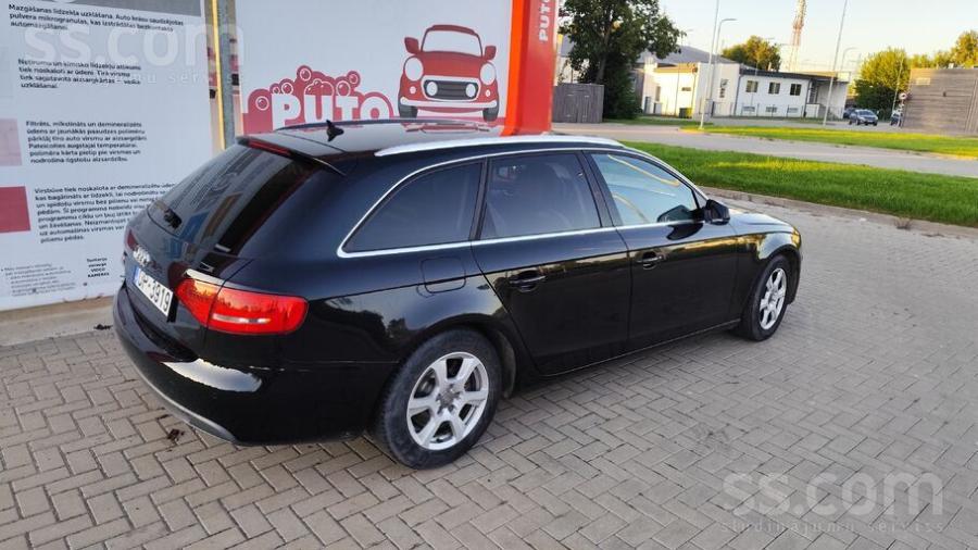 Melns Audi A4 2010 Jelgava, ar dzinēja tilpumu 2.00 L un nobraukumu 254 tūkst. km par 5990 €, foto 9 vietnē AUTOMOTO.COM.LV