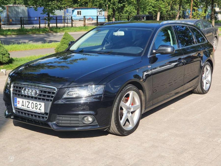 Melns Audi A4 2010 Šauļi, ar dzinēja tilpumu 2.00 L un nobraukumu 220 tūkst. km par 6900 €, foto 3 vietnē AUTOMOTO.COM.LV