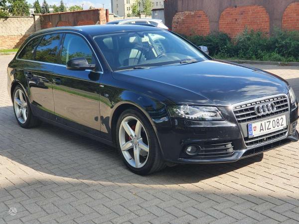 Black Audi A4 2010 in Siauliai, with an engine capacity of 2.00 L and mileage of 220 thousand km for 6900 €, photo 5 on AUTOMOTO.COM.LV