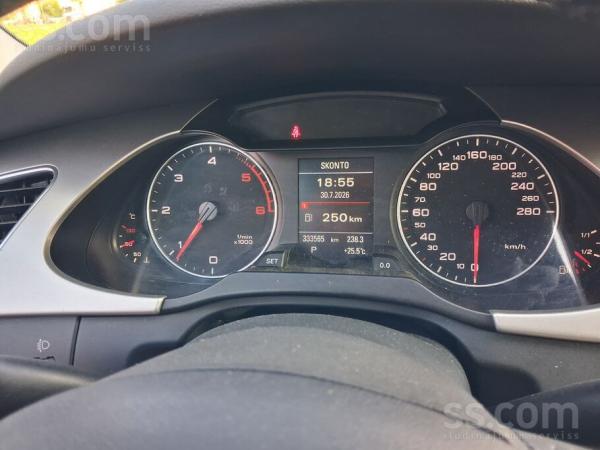 Melns Audi A4 2010 Jelgava, ar dzinēja tilpumu 2.00 L un nobraukumu 334 tūkst. km par 5000 €, foto 7 vietnē AUTOMOTO.COM.LV