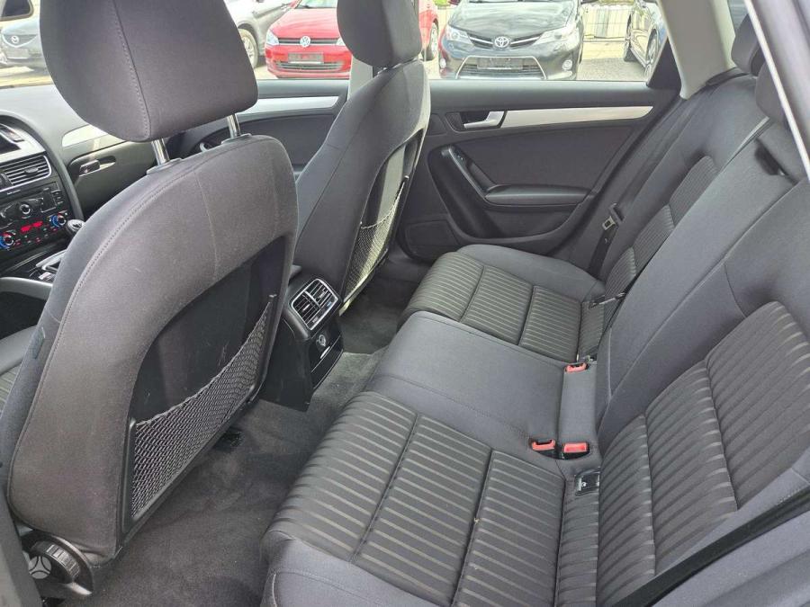 Black Audi A4 2010 in Marijampole, with an engine capacity of 1.97 L and mileage of 284 thousand km for 4800 €, photo 12 on AUTOMOTO.COM.LV