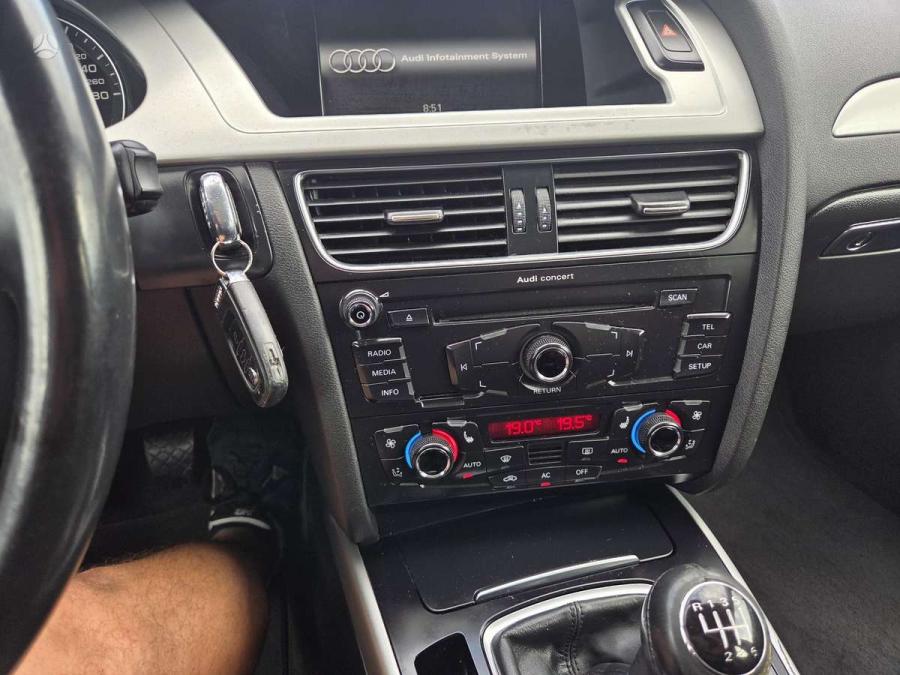 Black Audi A4 2010 in Marijampole, with an engine capacity of 1.97 L and mileage of 284 thousand km for 4800 €, photo 21 on AUTOMOTO.COM.LV
