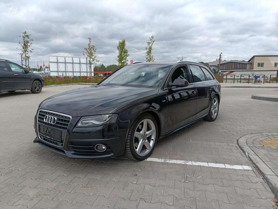Black Audi A4 2010 in Vilnius, with an engine capacity of 2.70 L and mileage of 259 thousand km for 5799 €, photo 8 on AUTOMOTO.COM.LV