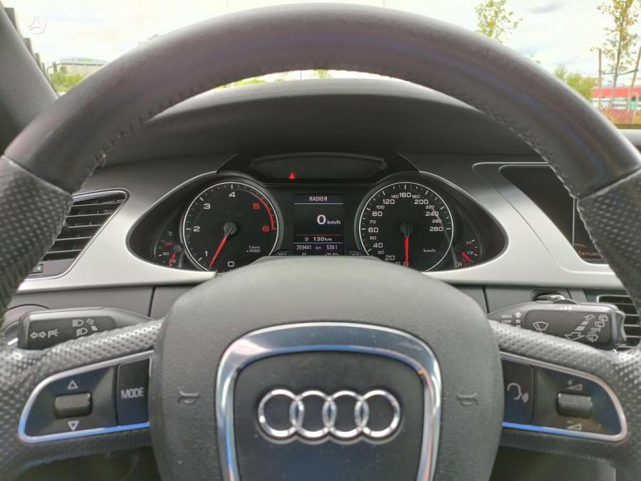 Black Audi A4 2010 in Vilnius, with an engine capacity of 2.70 L and mileage of 259 thousand km for 5799 €, photo 31 on AUTOMOTO.COM.LV