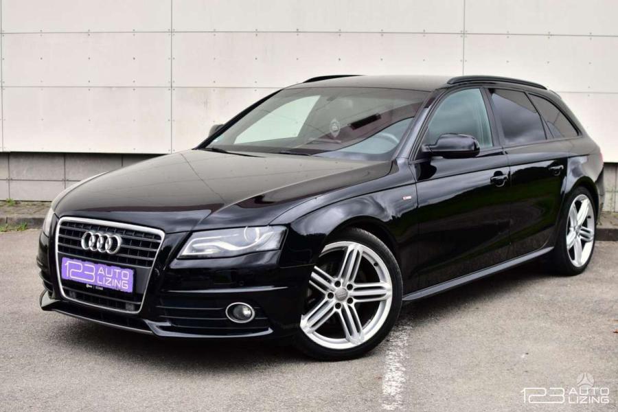 Black Audi A4 2010 in Kretinga, with an engine capacity of 1.80 L and mileage of 246 thousand km for 6850 €, photo 1 on AUTOMOTO.COM.LV