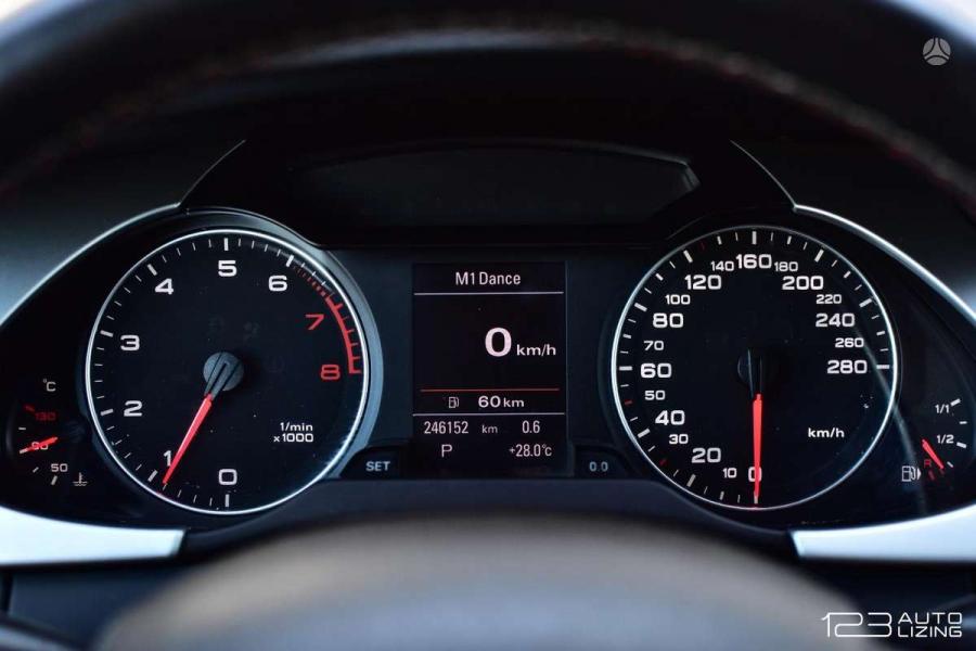 Black Audi A4 2010 in Kretinga, with an engine capacity of 1.80 L and mileage of 246 thousand km for 6850 €, photo 16 on AUTOMOTO.COM.LV