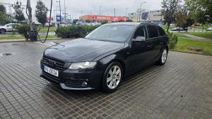Melns Audi A4 2010 Viļņa, ar dzinēja tilpumu 1.97 L un nobraukumu 223 tūkst. km par 4290 €, foto  vietnē AUTOMOTO.COM.LV