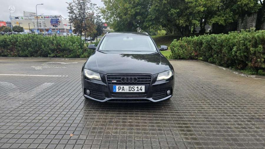 Black Audi A4 2010 in Vilnius, with an engine capacity of 1.97 L and mileage of 223 thousand km for 4290 €, photo 4 on AUTOMOTO.COM.LV