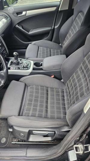 Black Audi A4 2010 in Vilnius, with an engine capacity of 1.97 L and mileage of 223 thousand km for 4290 €, photo 11 on AUTOMOTO.COM.LV