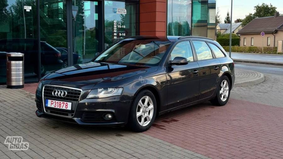 Черный Ауди А4 2010 в Утена, объемом двигателя 2.00 л и пробегом 277 тыс. км за 4400 €, фото 1 на AUTOMOTO.COM.LV