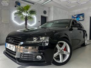 Melns Audi A4 2010 Kauņa, ar dzinēja tilpumu 2.00 L un nobraukumu 312 tūkst. km par 5450 €, foto  vietnē AUTOMOTO.COM.LV