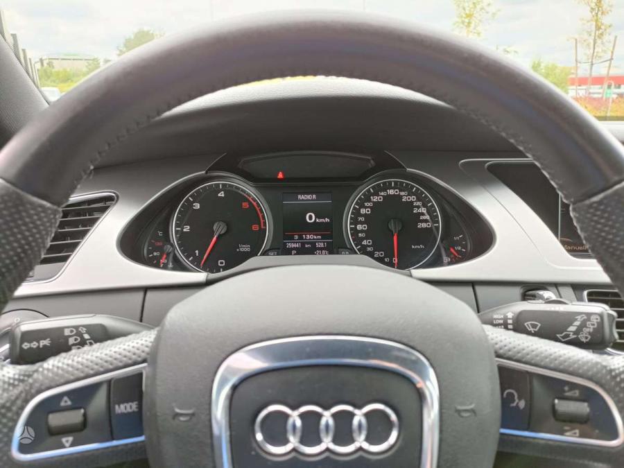 Black Audi A4 2010 in Vilnius, with an engine capacity of 2.70 L and mileage of 259 thousand km for 5499 €, photo 32 on AUTOMOTO.COM.LV