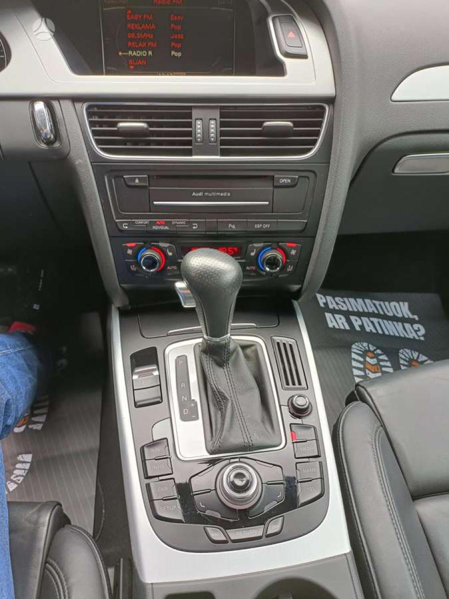 Black Audi A4 2010 in Vilnius, with an engine capacity of 2.70 L and mileage of 259 thousand km for 5499 €, photo 33 on AUTOMOTO.COM.LV