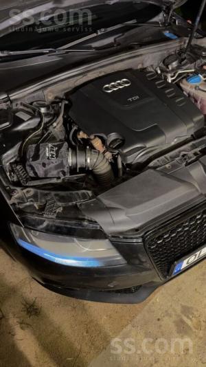 Black Audi A4 2010 in Tukums, with an engine capacity of 2.00 L and mileage of 437 thousand km for 4500 €, photo 9 on AUTOMOTO.COM.LV